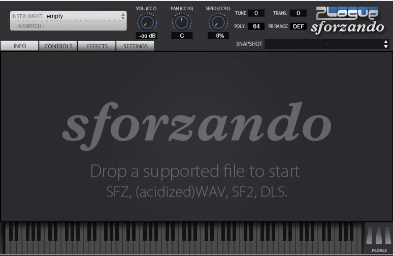 Sforzando - Free VST Soundfont player plugin Tutorial - Untidy Music